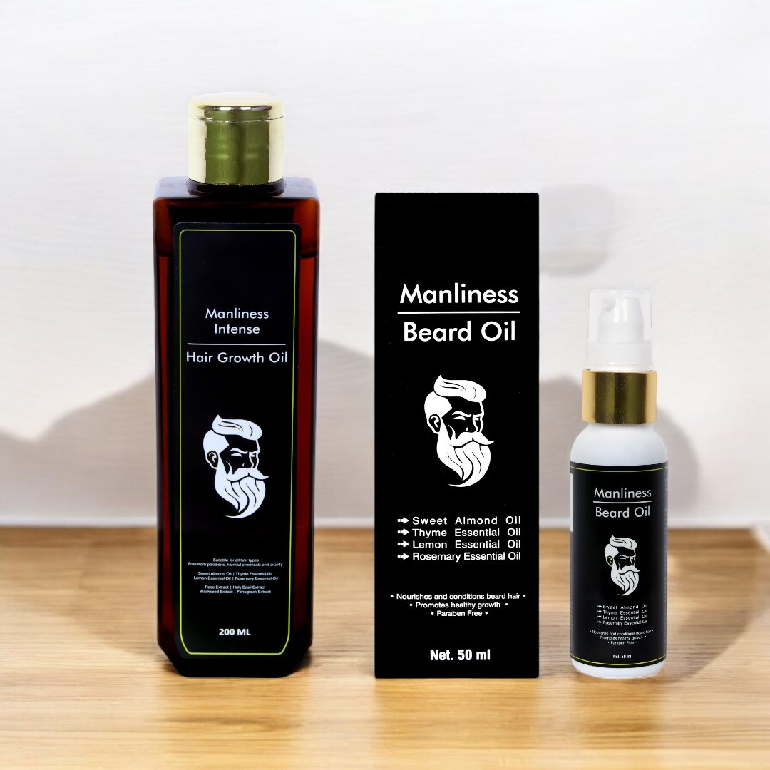 Manliness hair oil * Manliness beard oil * Effective Hair and beard oi ...